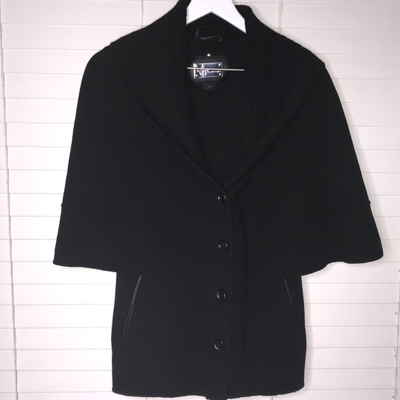 Mackage | Jackets & Coats | Mackage Delia Lightweight Cape Wool Leather ...